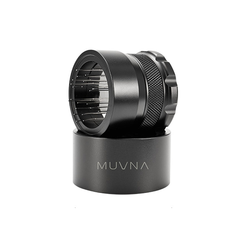 Muvna The 3rd Gen Needle Coffee Distributor (With Base): 58mm Black | Muvna Australia